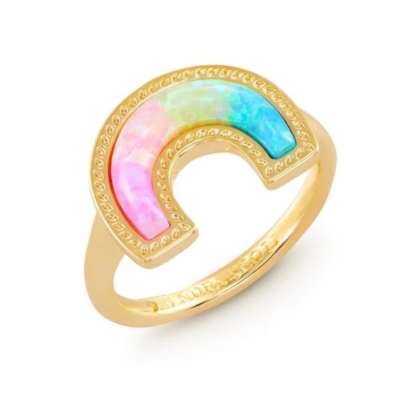 Kendra Scott | Jewelry | Kendra Scott Rainbow Band Ring In Pastel | Poshmark